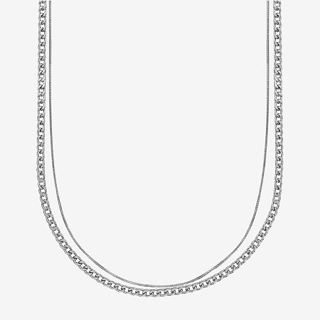 Click here for Mens Stainless Steel 22 Inch Wheat Chain Necklace... prices