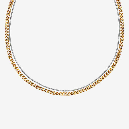 Click here for Mens Stainless Steel 22 Inch Wheat Chain Necklace... prices