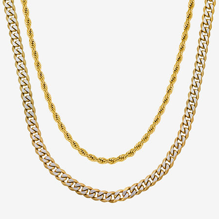 Click here for Mens 2-pc. Necklace Set  One Size prices