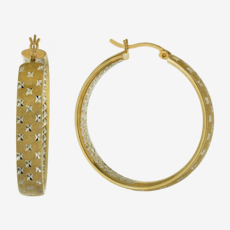 Click here for Diamond Cut Womens 14K Two Tone Gold Over Silver 3... prices