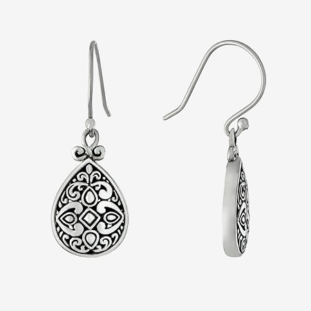 Click here for Womens Sterling Silver Pear Drop Earrings  One Siz... prices