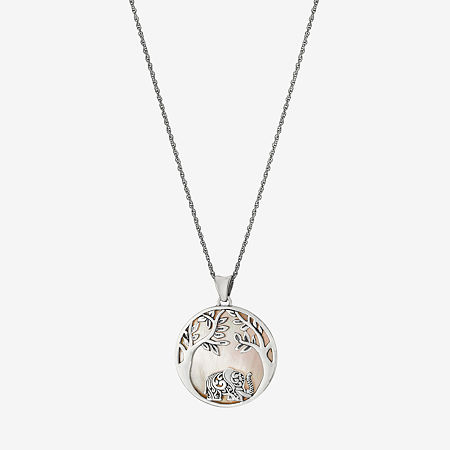 Click here for Tree Of Life Womens White Mother Of Pearl Sterling... prices