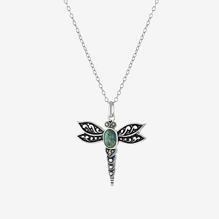 Click here for Dragon Fly Womens Enhanced Blue Turquoise Sterling... prices