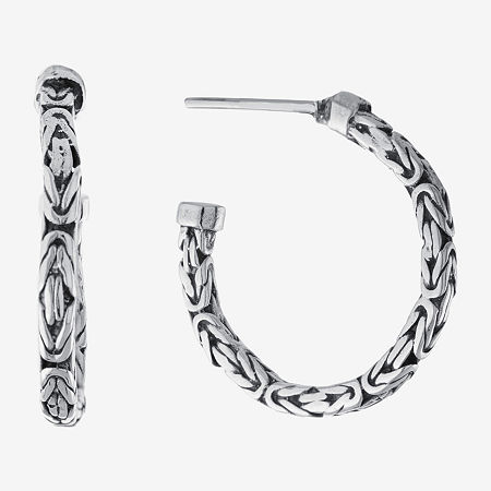 Click here for Bali Inspired Womens Sterling Silver 24.3mm Round... prices