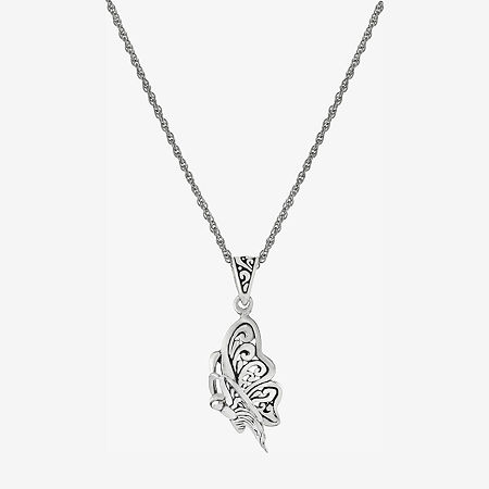 Click here for Bali Inspired Womens Sterling Silver Butterfly 16... prices