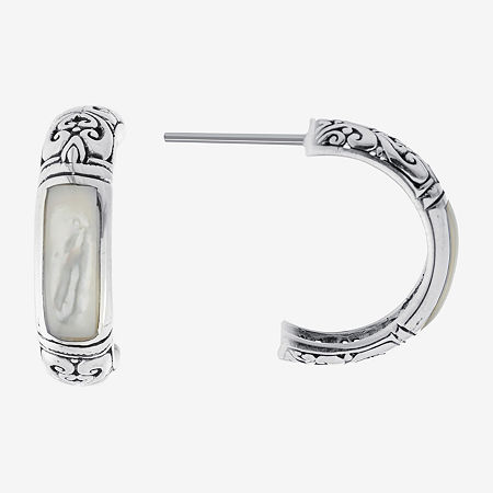 Click here for Bali Inspired Womens White Mother Of Pearl Sterlin... prices