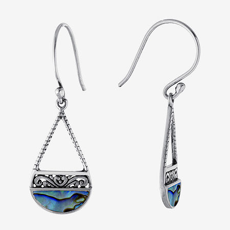 Click here for Bali Inspired Womens Abalone Sterling Silver Drop... prices