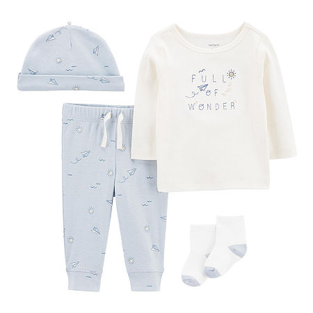 Baby Boy (NB-12M) Carters(R) 4pc. Full of Wonder Pants Set