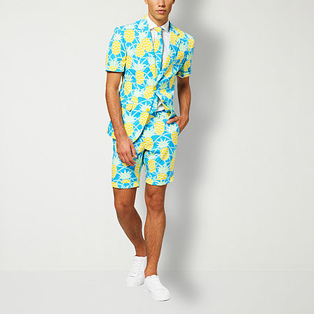 Click here for Opposuits Mens Slim Fit Summer Short Suit & Tie Se... prices