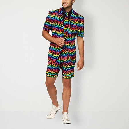 Click here for Opposuits Mens Slim Fit Summer Short Suit & Tie Se... prices