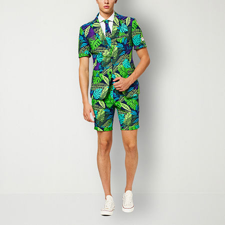 Click here for Opposuits Mens Slim Fit Summer Short Suit & Tie Se... prices