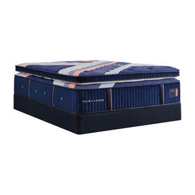 Stearns & Foster Reserve 17" Duet Medium Euro Pillow Top - Mattress ...