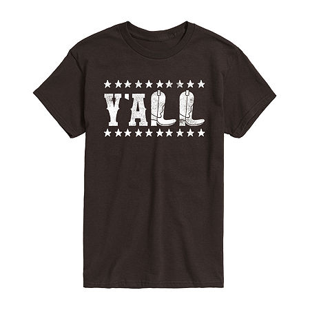 Click here for Mens Short Sleeve Yall Graphic T-Shirt  Small  Bro... prices