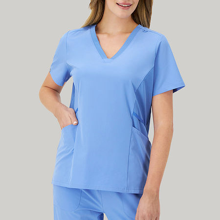 Click here for Hanes Womens V Neck Short Sleeve Tag Free Scrub To... prices