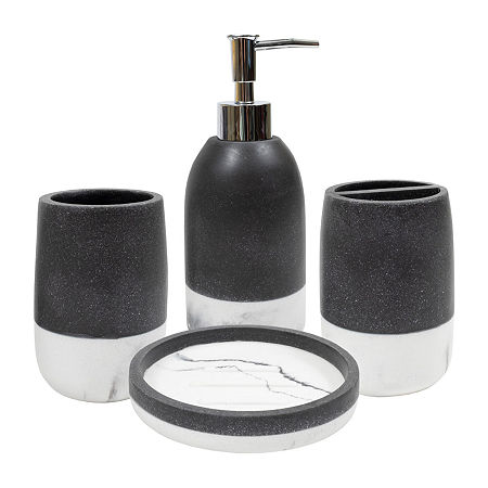 Click here for Sweet Home Collection Marble 4-pc. Bath Accessory... prices