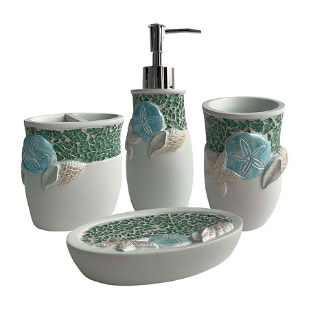 Click here for Sweet Home Collection 4-pc. Seascape Bath Accessor... prices