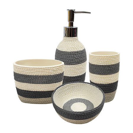 Click here for Sweet Home Collection 4-pc. Bath Accessory Sets  O... prices