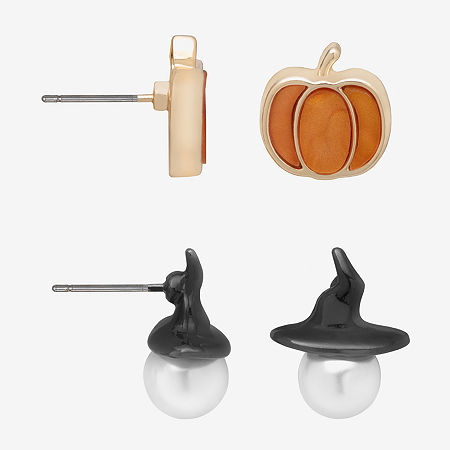 Click here for Bijoux Bar Delicates Halloween Two Tone Witch Hat... prices