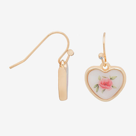Click here for Bijoux Bar Delicates Gold Tone Womens Flower Heart... prices