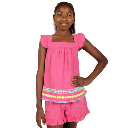 Click here for Lilt Big Kid Girls 2-pc. Short Set  8  Pink prices