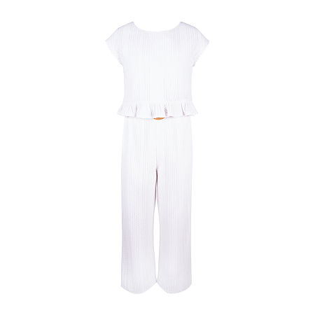 Click here for Lilt Big Kid Girls 2-pc. Pant Set  Small  White prices