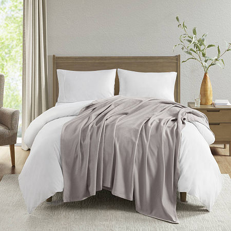 Click here for Madison Park Liquid Cotton Blanket  Full/Queen - G... prices