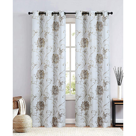 Click here for Regal Home Hendrix Grommet Top Blackout Set of 2 C... prices