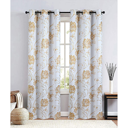 Click here for Regal Home Hendrix Grommet Top Blackout Set of 2 C... prices