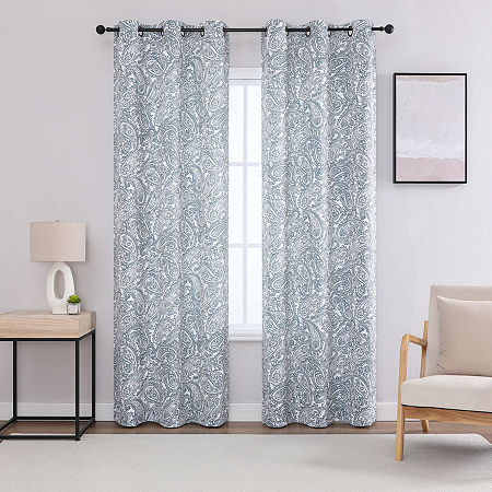 Click here for Regal Home Hardy Grommet Top Blackout Set of 2 Cur... prices