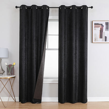 Click here for Regal Home Callisto Grommet Top Blackout Set of 2... prices