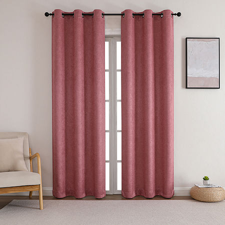 Click here for Sarah Grommet Top Blackout Set of 2 Curtain Panel... prices