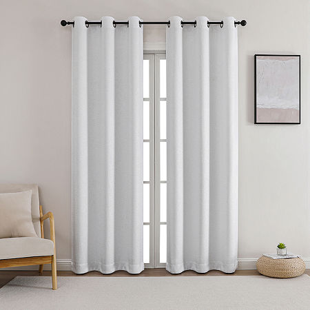Click here for Sarah Grommet Top Blackout Set of 2 Curtain Panel... prices