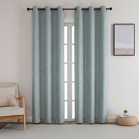 Click here for Ansel Grommet Top Blackout Set of 2 Curtain Panel... prices