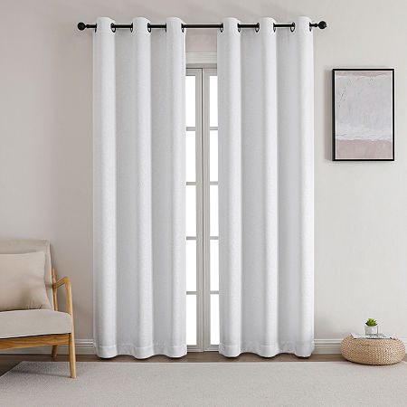 Click here for Ansel Grommet Top Blackout Set of 2 Curtain Panel... prices