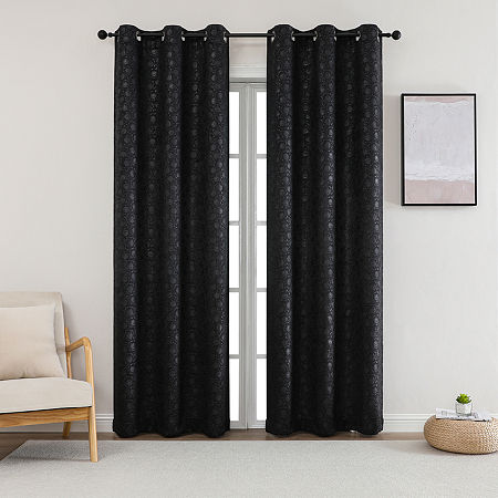 Click here for Roosevelt Grommet Top Blackout Set of 2 Curtain Pa... prices