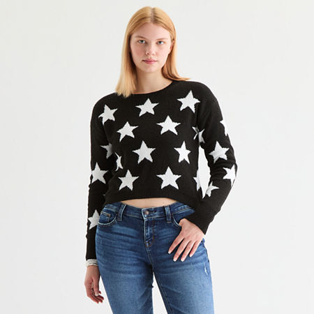 Click here for Self Esteem Juniors Womens Crew Neck Long Sleeve S... prices