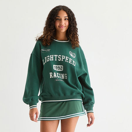 Click here for Arizona Womens Crew Neck Long Sleeve Juniors Sweat... prices