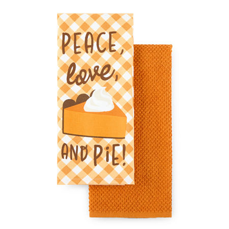 Click here for Layerings Peace Love and Pie 2-pc. Kitchen Towel S... prices