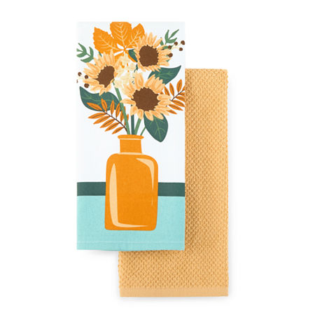 Click here for Layerings Fall Floral 2-pc. Kitchen Towel Set  One... prices