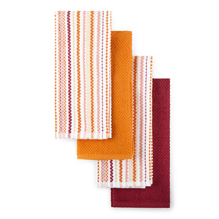Click here for Layerings Stripe Waffle 4-pc. Kitchen Towel Set  O... prices