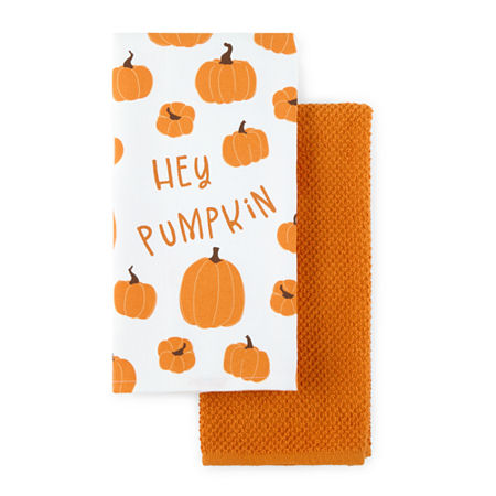 Click here for Layerings Hey Pumpkin 2-pc. Kitchen Towel Set  One... prices