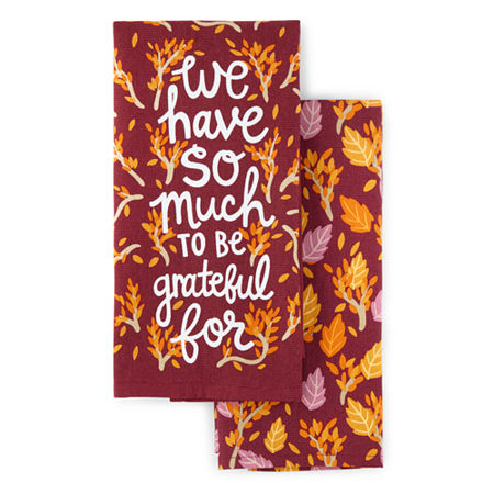 Click here for Layerings Fall Grateful 2-pc. Kitchen Towel Set  O... prices
