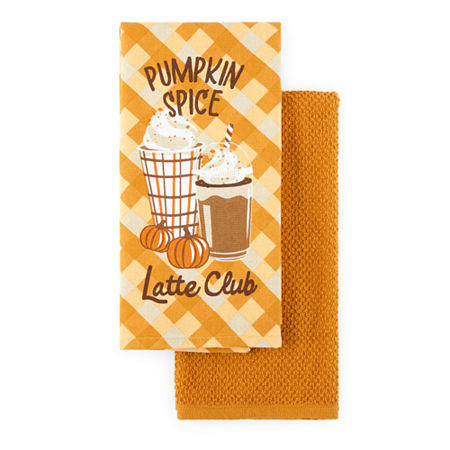 Click here for Layerings Pumpkin Spice Latte 2-pc. Kitchen Towel... prices