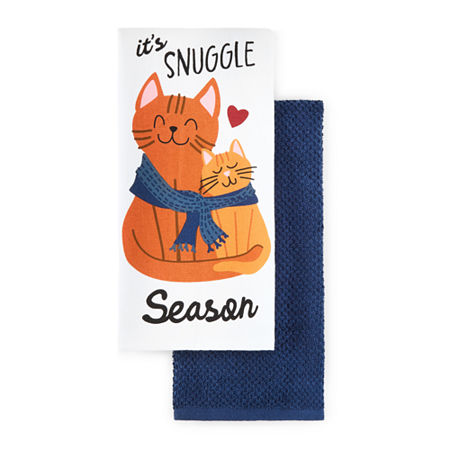 Click here for Layerings Cat Snuggle 2-pc. Kitchen Towel Set  One... prices