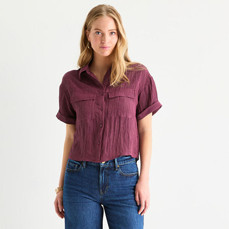 Click here for a.n.a Utility Womens Short Sleeve Blouse  Xx-large... prices