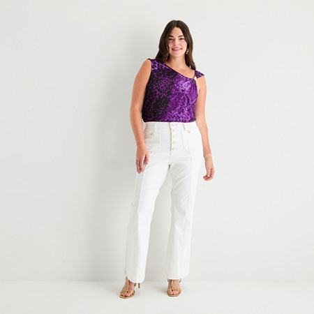 Click here for Bold Elements Plus Womens High Rise Flare Leg Jean... prices