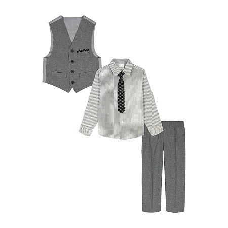 Click here for Van Heusen Toddler Boys 4-pc. Suit Set  4t  Gray prices