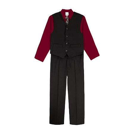 Click here for Van Heusen Little & Big Kid Boys 4-pc. Suit Set  1... prices