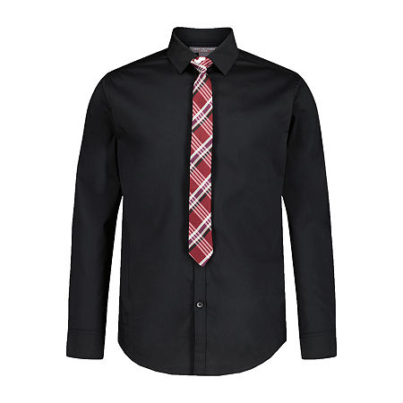 Click here for Van Heusen Little & Big Kid Boys Long Sleeve Point... prices