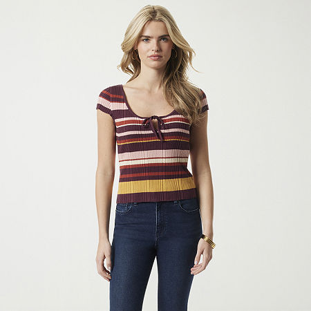 Click here for JS Jessica Simpson Womens Scoop Neck Short Sleeve... prices